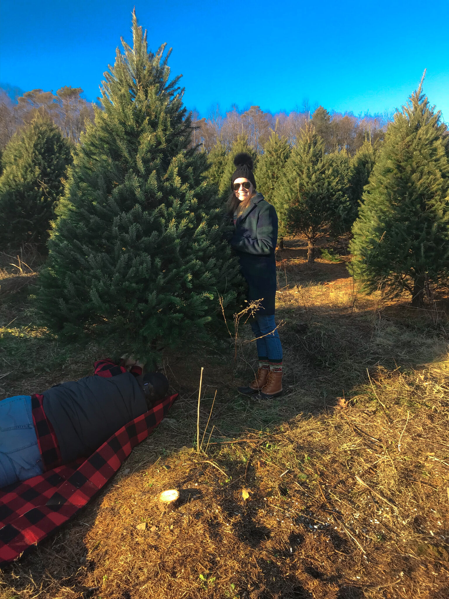 Oh, Christmas Tree! - Trip to a Christmas Tree Farm - Jersey Girls & Pearls